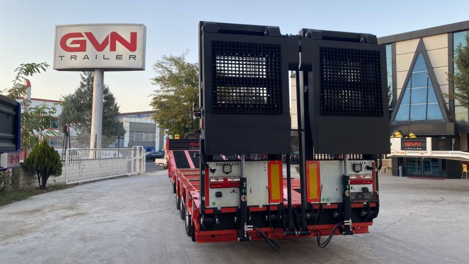 GVN TRAILER GVN329 labudica 3os za prijevoz strojeva s hid. platformom ...