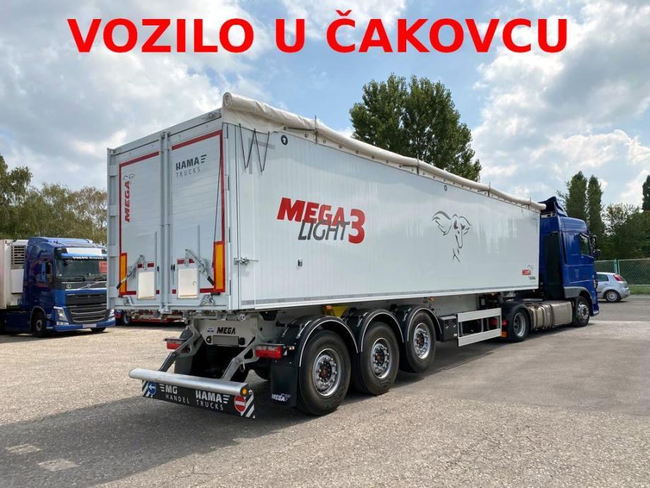 MEGA LIGHT 3 55m3 kiperica Podizna osovina SAF, 2022 god.
