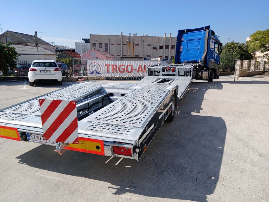 Poluprikolica auto/kamion transporter STS SILVER i tegljač Actros 1843 ...