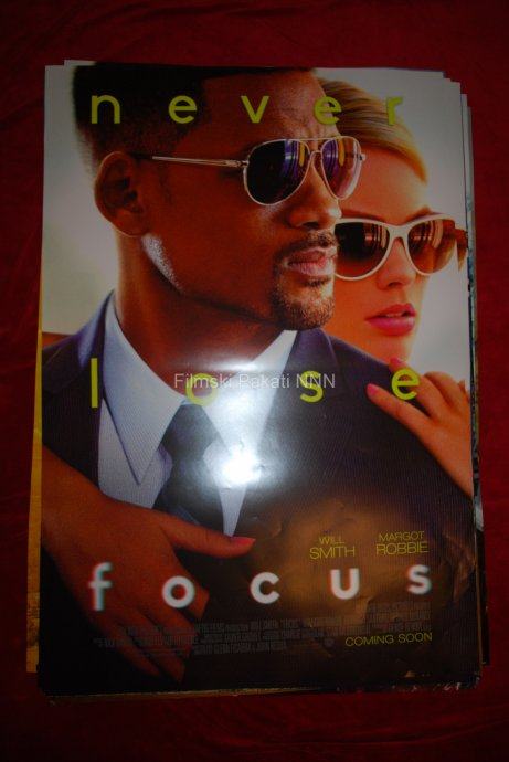 Filmski plakat : NEVER LOSE FOCUS ( WILL SMITH , MARGOT ROBBIE ) -69Kn