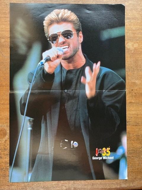 George Michael/ Mel Gibson Goldie Hawn poster novo