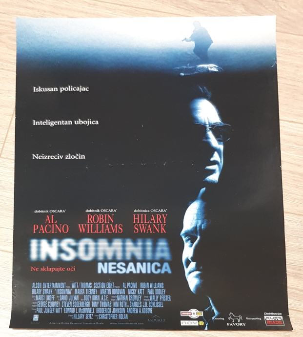 Insomnia (2002) filmski plakat