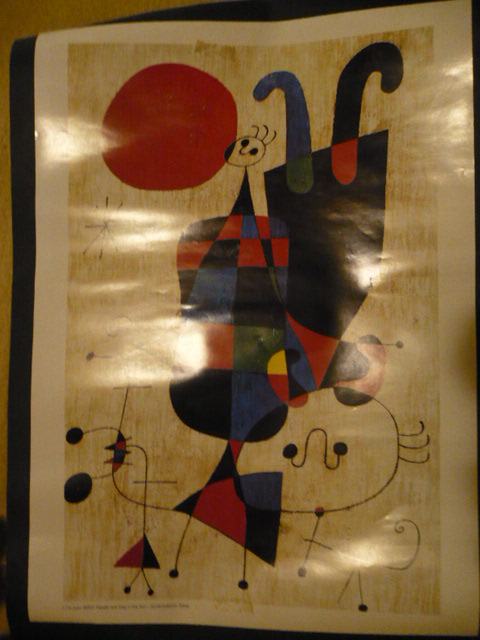JOAN MIRO People and the Dog in the Sun