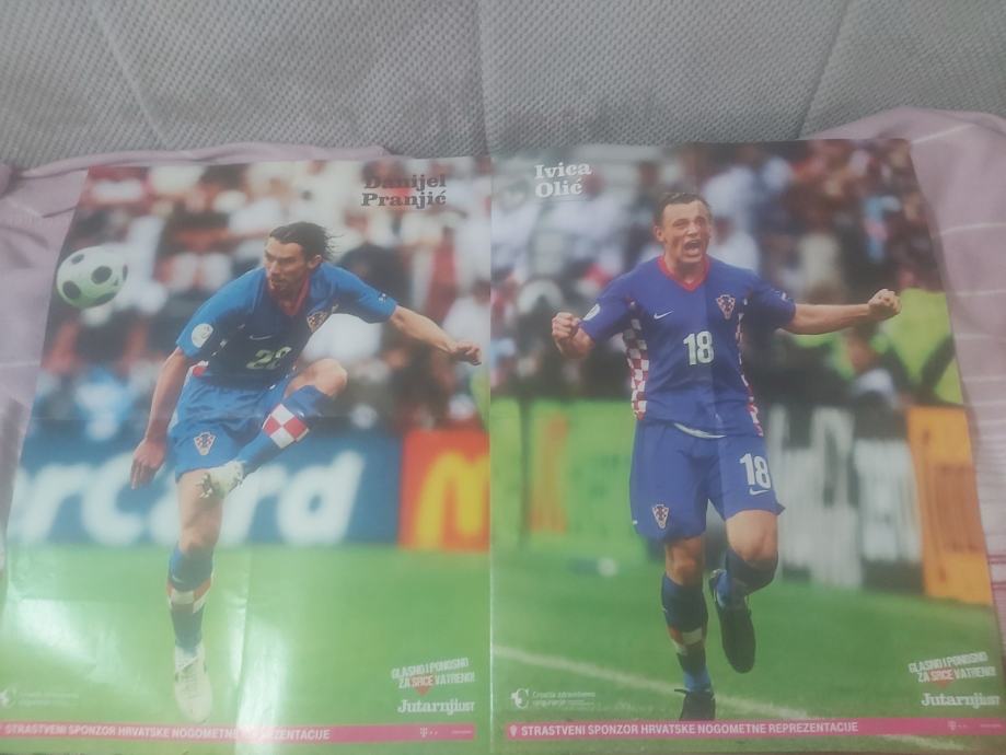 LUKA MODRIC,STIPE PLETIKOSA,IVICA OLIC I DANIJEL PRANJIC MEGA POSTER