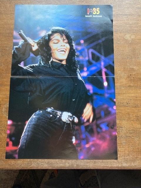 Mickey Rourke / Janet Jackson poster novo