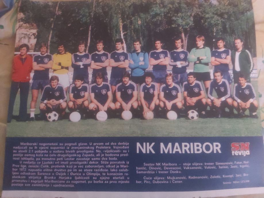 NK MARIBOR POSTER 1978 GODINA