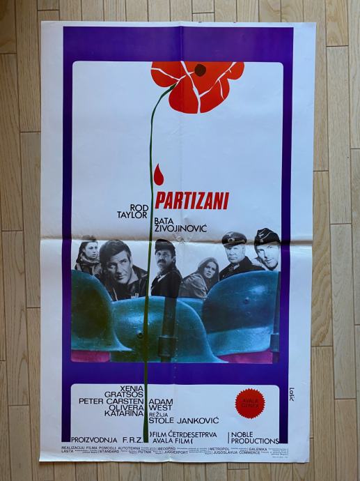 PARTIZANSKA ESKADRILA i PARTIZANI-VELIKI FORMAT-orginalni kino plakati