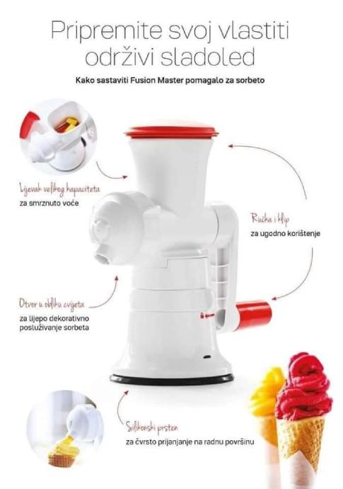 Tupperware Fusion Master set za Sorbeto