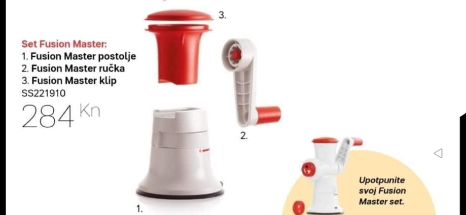 Tupperware set Fusion Master