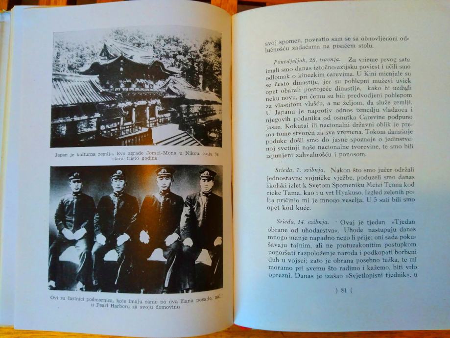 Japanac o Japanu Kazuichi Miura VELEBIT ZAGREB 1944