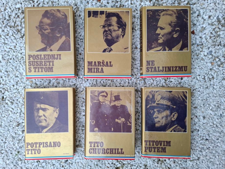 Komplet šest knjiga. Tito / socijalizam / Jugoslavija / komunizam.