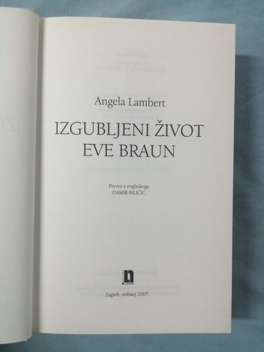 Angela Lambert – Izgubljeni život Eve Braun (B47)