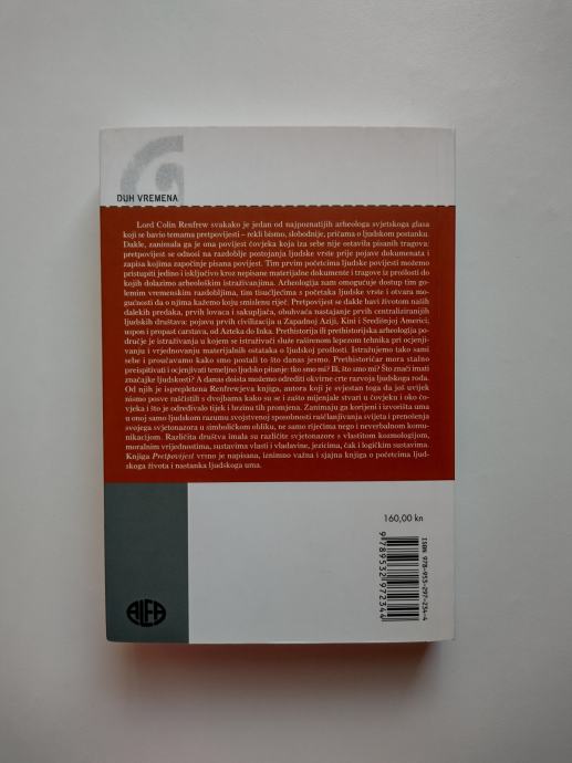 Colin Renfrew, Pretpovijest : Nastanak ljudskog uma