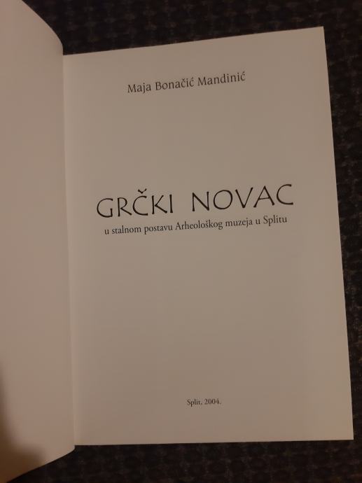 Grčki novac, Maja Bonačić Mandinić