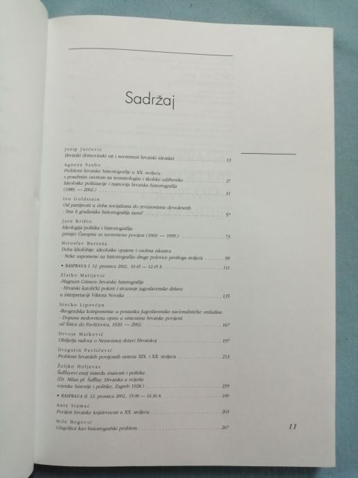 Hrvatska historiografija XX. stoljeća (A22)