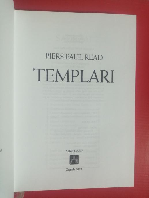 Piers Paul Read – Templari (Z113)