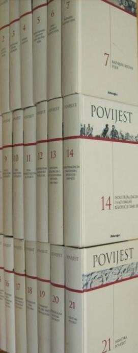 POVIJEST knjige komplet 1-21 - izdanje Jutarnji list
