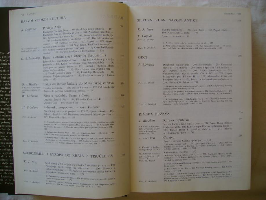 Povijest svijeta od početka do danas; glavni urednik Milan Mirić -1990