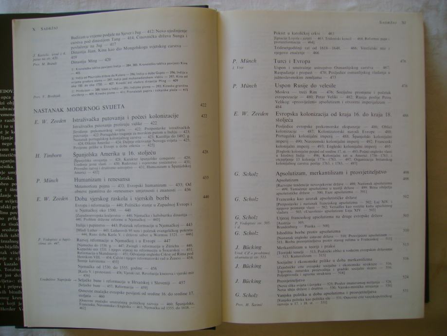 Povijest svijeta od početka do danas; glavni urednik Milan Mirić -1990