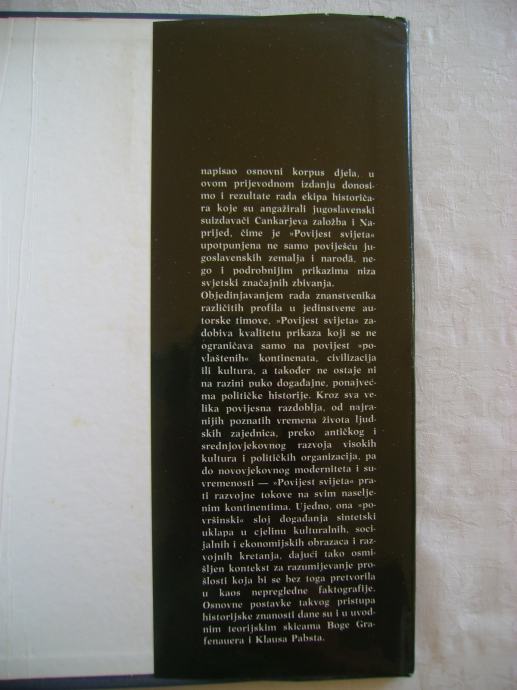 Povijest svijeta od početka do danas; glavni urednik Milan Mirić -1990