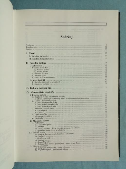 Smail Balić – Kultura Bošnjaka : muslimanska komponenta (A11)