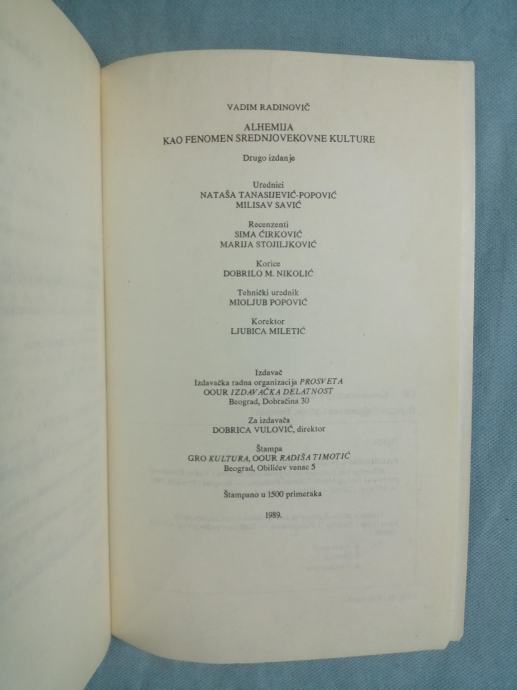 Vedim Rabinovič – Alhemija kao fenomen srednjovekovne kulture (AA49)