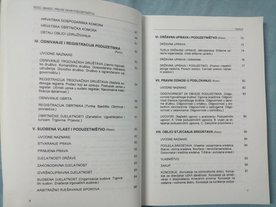 Ivan Roso i Sanja Mandić – Pravni okvir poduzetništva u Hrvatskoj