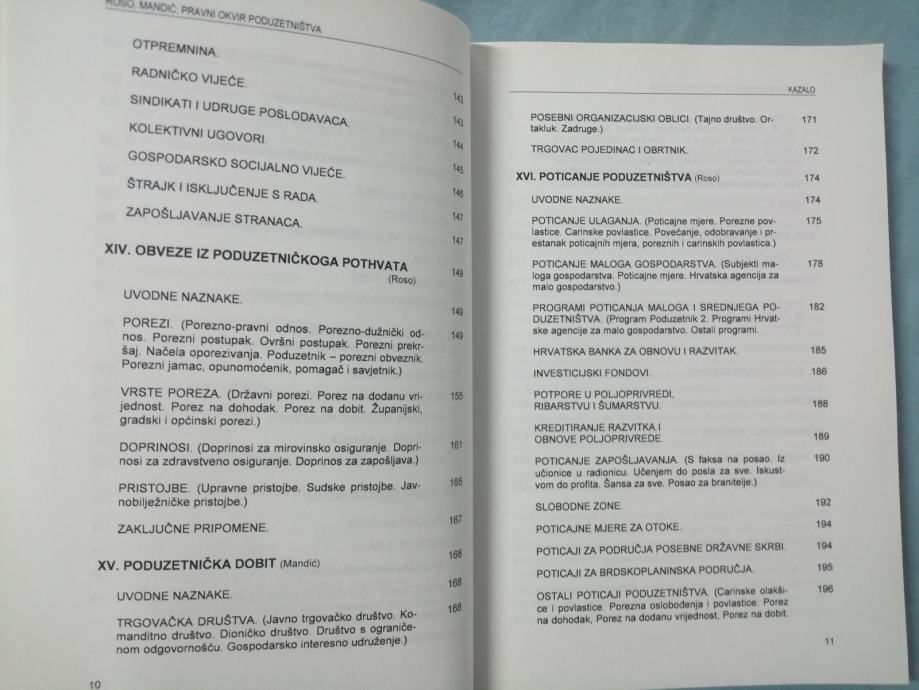 Ivan Roso i Sanja Mandić – Pravni okvir poduzetništva u Hrvatskoj