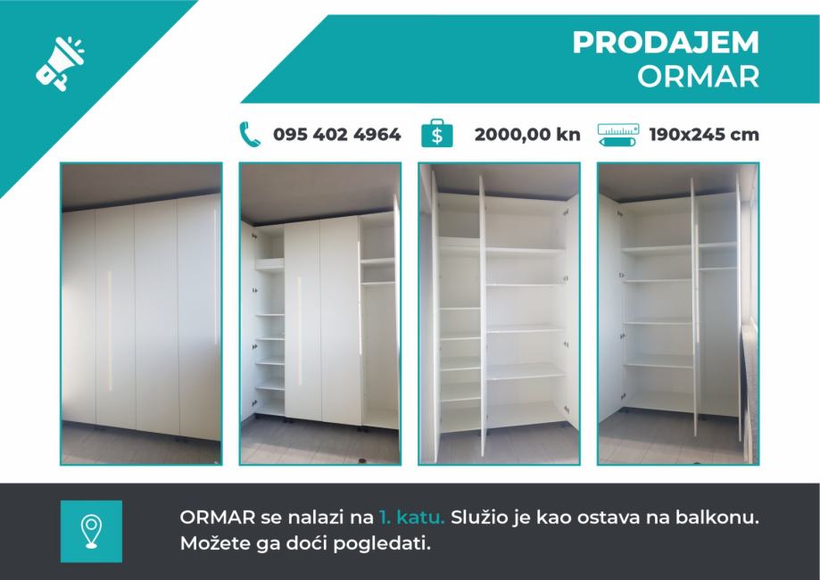 Ormar rađen po mjeri