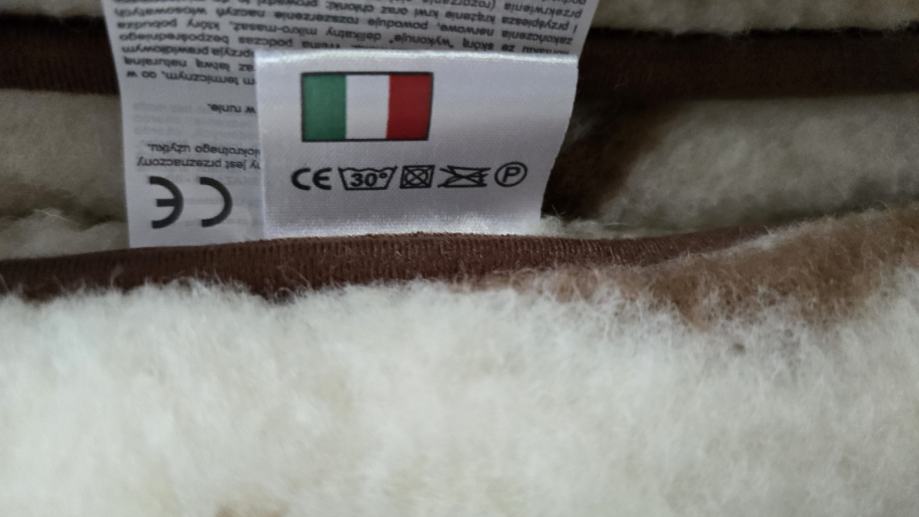 Prekrivač i jastuci od ruske vune, novo