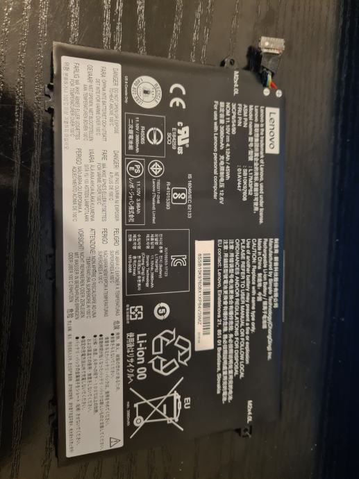 Baterija za Lenovo ThinkPad E480, E485, E490, E580, E585, E590, E595