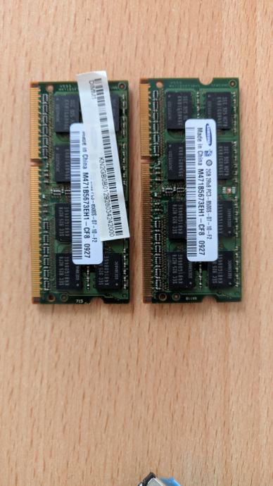 2x2GB DDR3 RAM za laptop