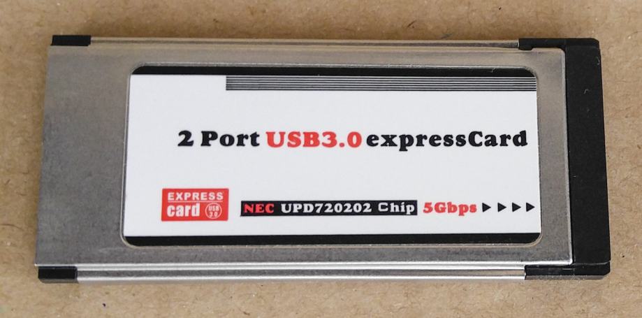 ExpressCard USB 3.0 34mm kartica