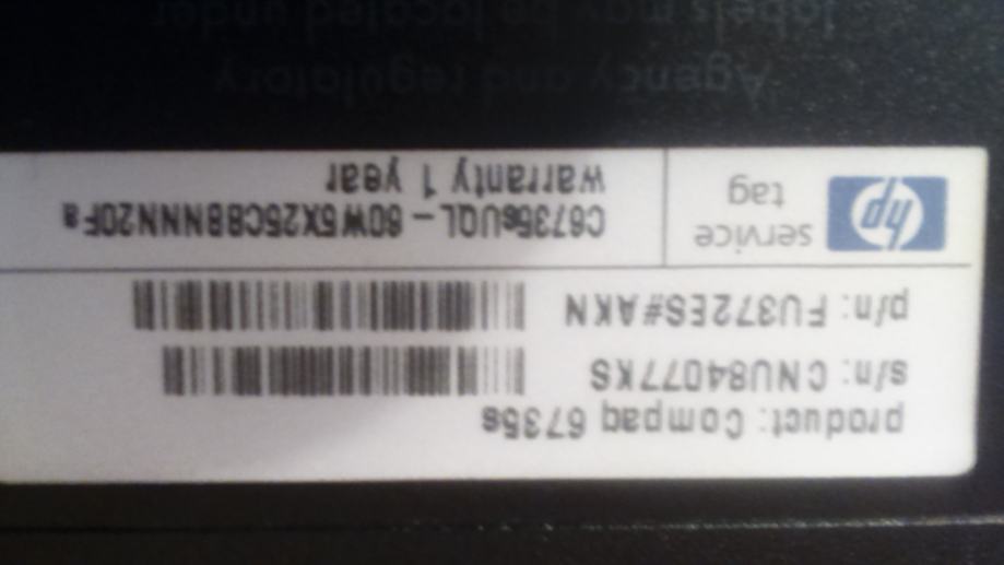 Hp Compaq 615, 6715, 6720s, 6735s dijelovi