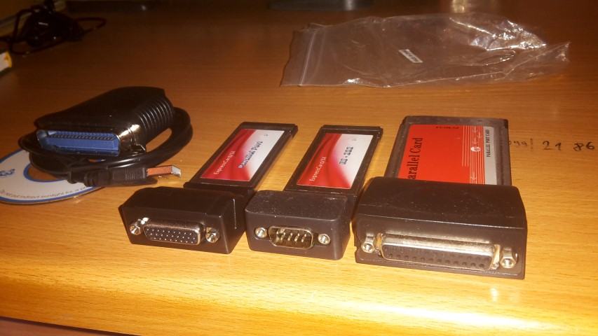 PCMCIA card Parallel port