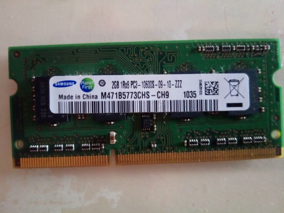 Ram za laptop 2GB , DDR3 1333 MHz