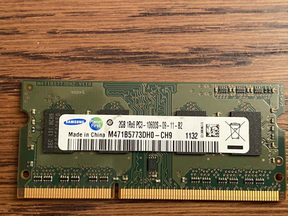Samsung DDR3 2GB RAM SODIMM