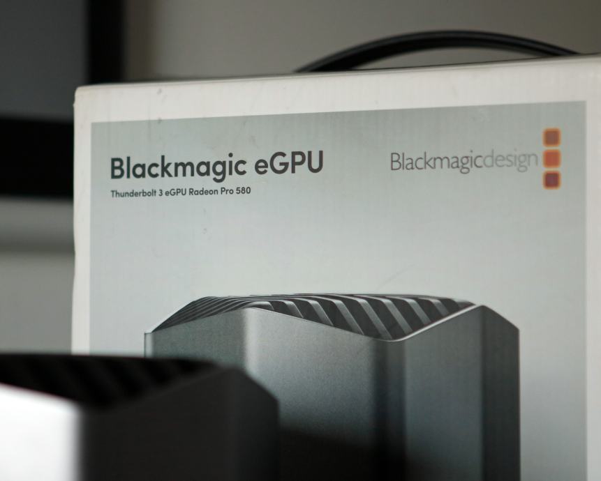 Blackmagic eGPU Radeon pro 580 - usb-c/thunderbolt hub