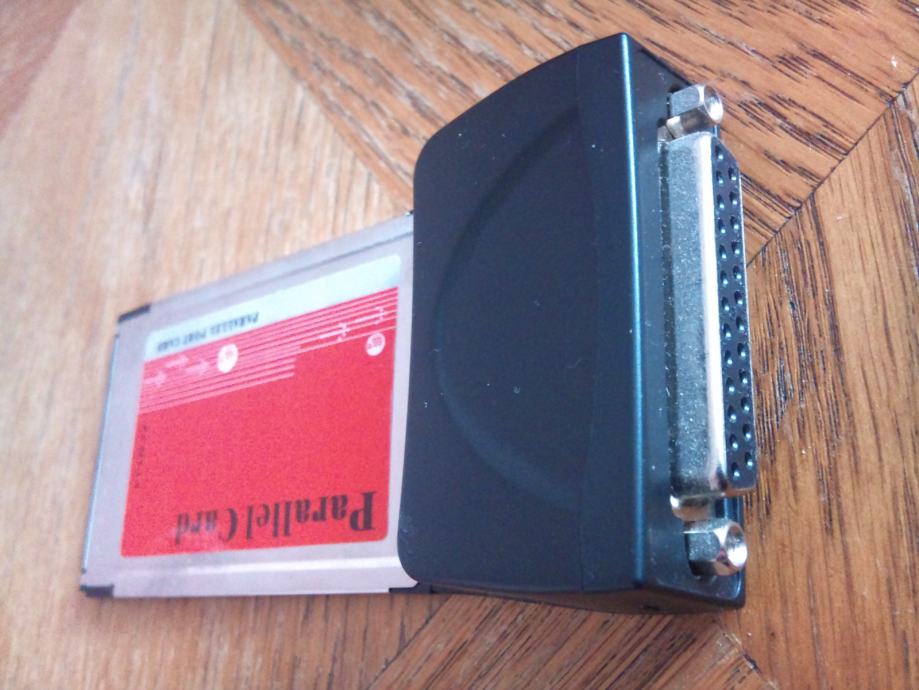PCMCIA u parallel 25-pin kartica