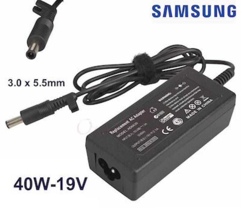 Adapter za laptop Samsung, LG, LED, LCD ekrane 19V 5,5x3,0 2,1A 40W