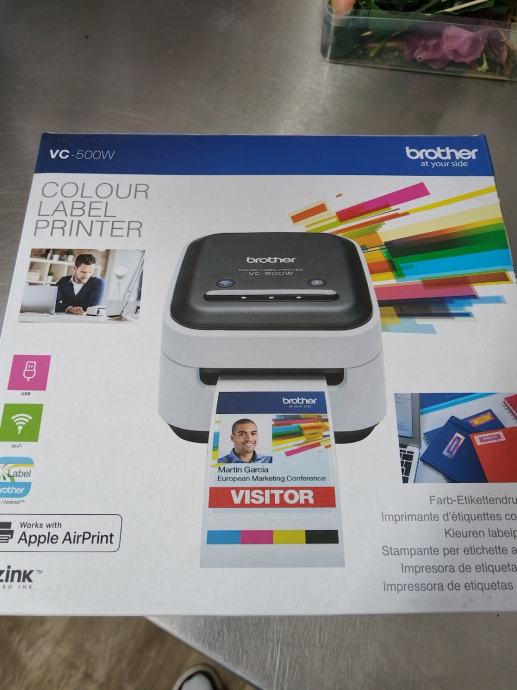 Brother colour label printer cv-500w i unistavac dokumenata