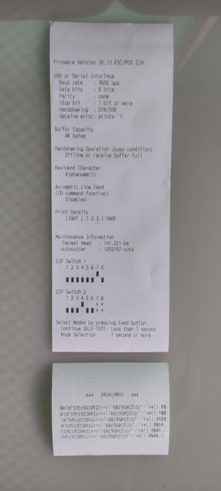 PRILIKA!!! EPSON POS PRINTER TERMALNI TM-T88V, 80mm, USB, QR code