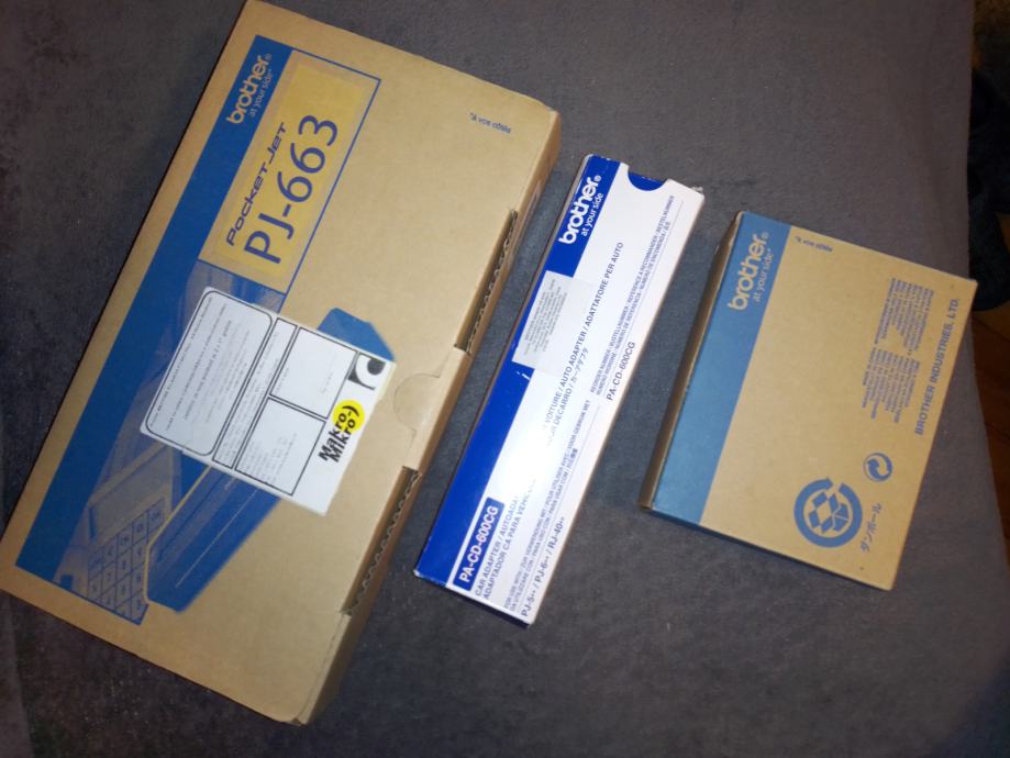 Prijenosni A4 Printer Brother PJ-663 + baterija + adapteri + papiri