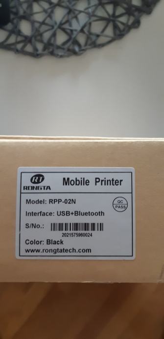 Printer POS RONGTA RPP02N - prijenosni