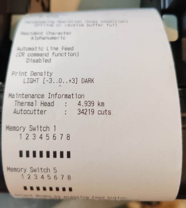 Termalni POS Printer Epson TM-T20II M267D USB LPT QR code