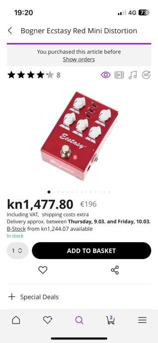 Bogner Ecstasy Red Mini