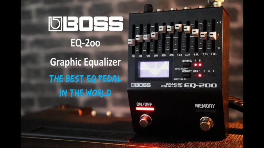 BOSS EQ-200 (EQ200) brutalna studijska i live EQ pedala/efekt