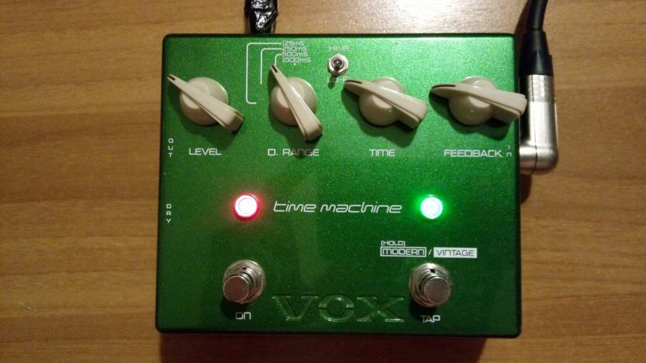 VOX Satriani delay - Time machine