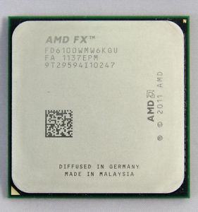 AMD FX 6100 6-Core Processor, 3.3/3.9GHZ (Base/Overdrive) Socket AM3+