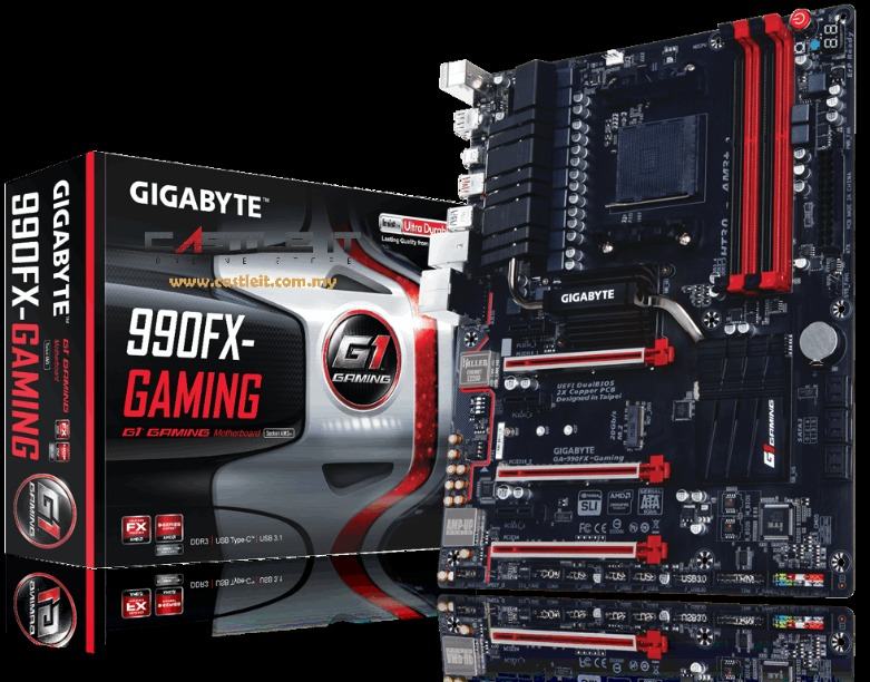 Amd fx 8350 4,0 ghz, matična GIGABYTE Ga-990fx-gaming